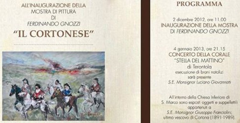 "Il cortonese" in mostra a San Marco